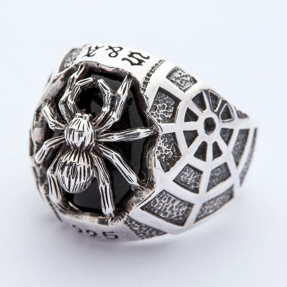 Spider Ring Silver Gothic Ring Animal Ring 925 Sterling - Etsy