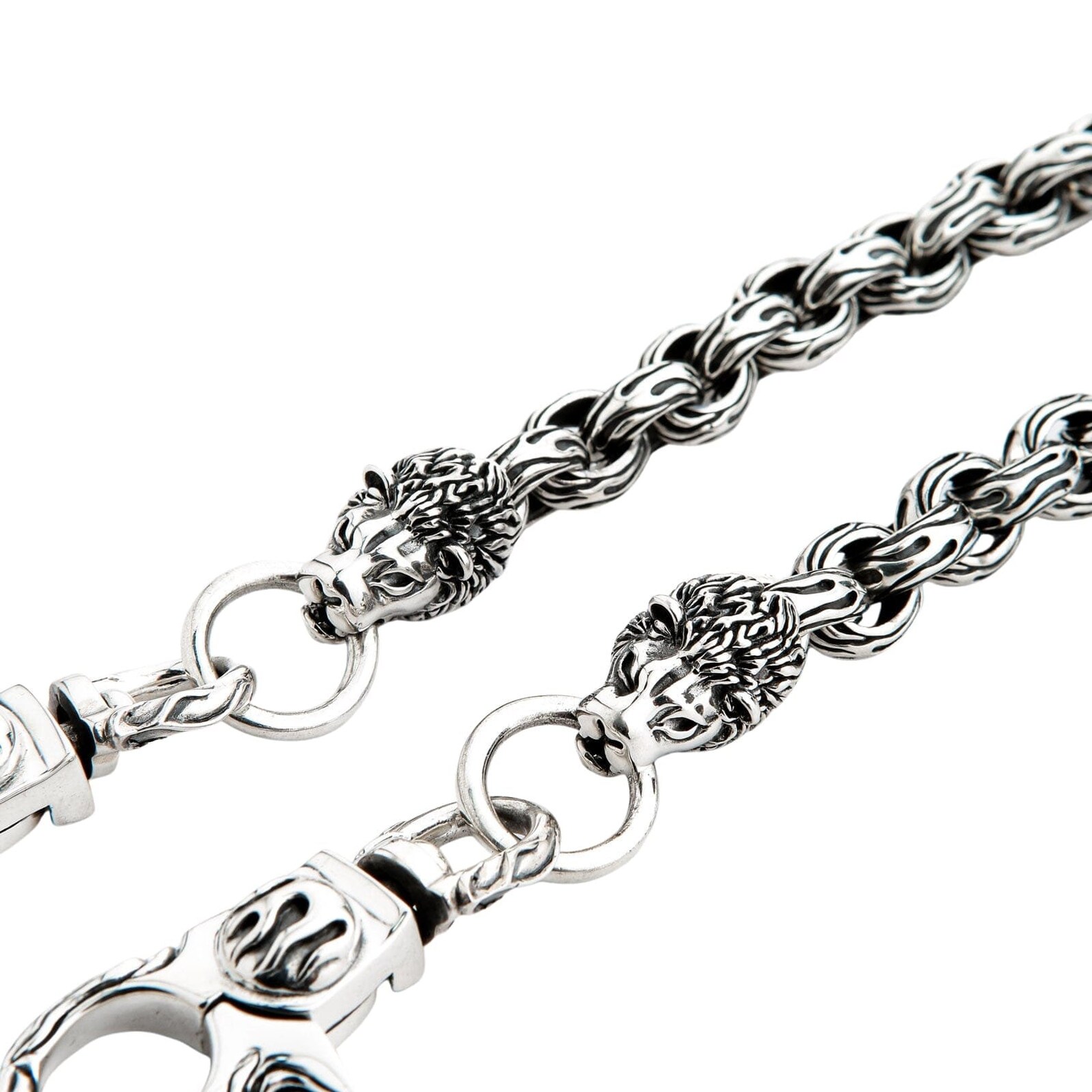 Wallet Chain, Men's Lion Wallet Chain, Sterling Silver Bikre Wallet ...