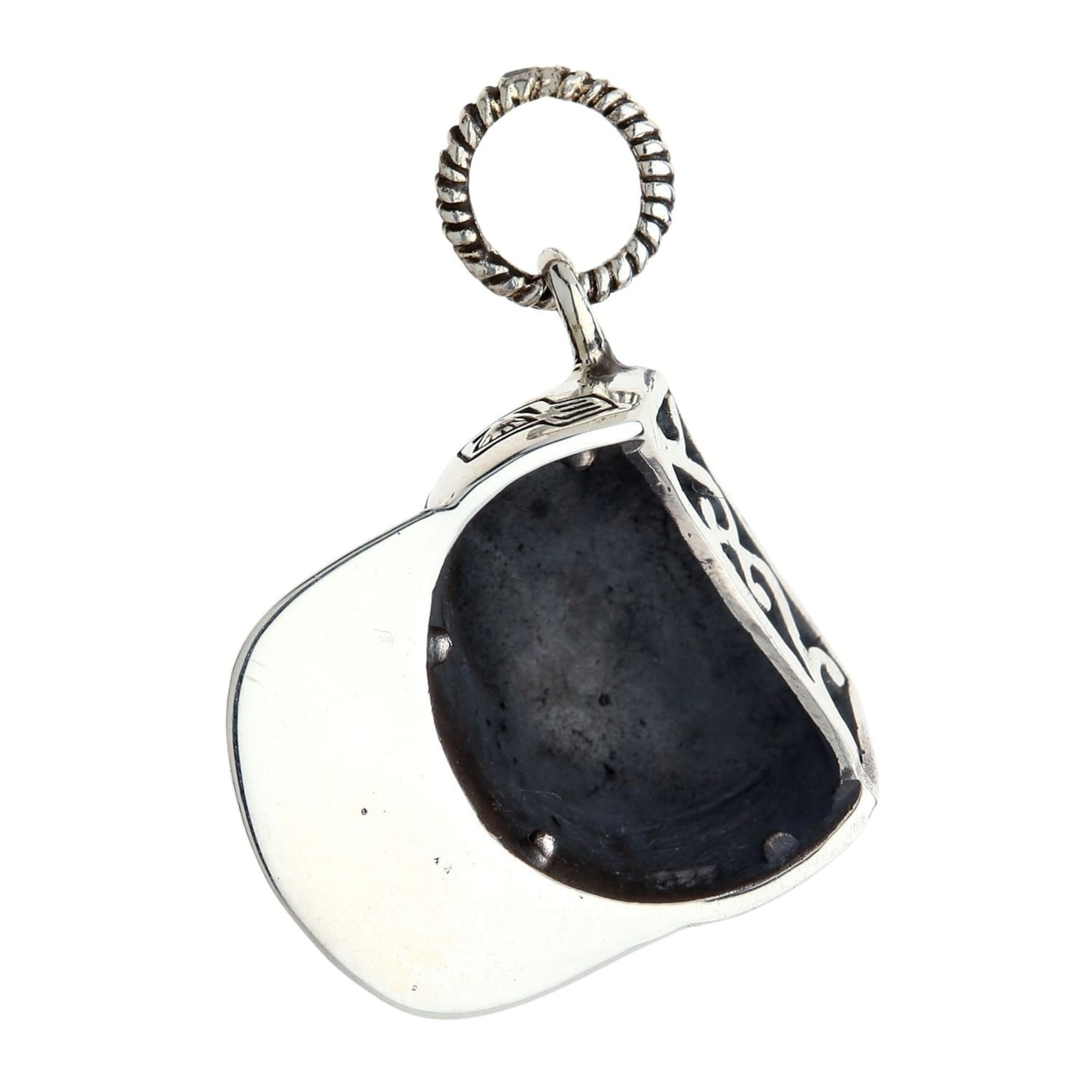 Sterling Silver Marijuana Leaf Cap Pendant Charm Necklace - Etsy