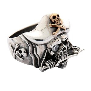 Pirate Ring, Jack Sparrow Ring, Rock and Roll Rings, Skull Crossbones ...