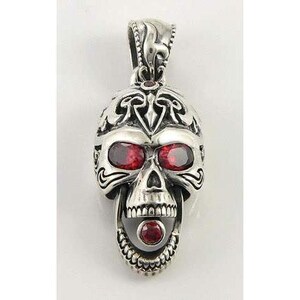 Ghost Rider Skull Silver Biker Pendants - Etsy