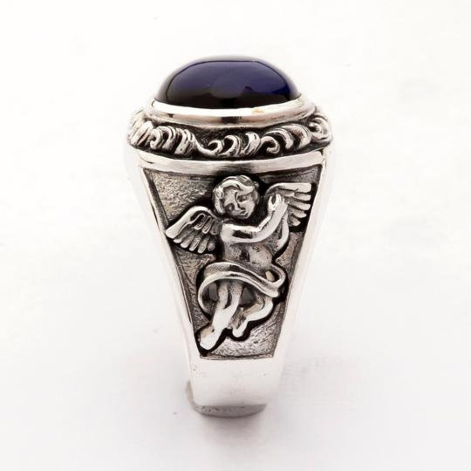 Silver Love Ring Sterling Silver Cupid Ring Silver Ring - Etsy UK