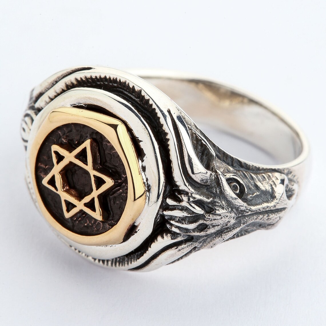 Star of David Rings Sterling Silver Ring Sterlingmalee - Etsy
