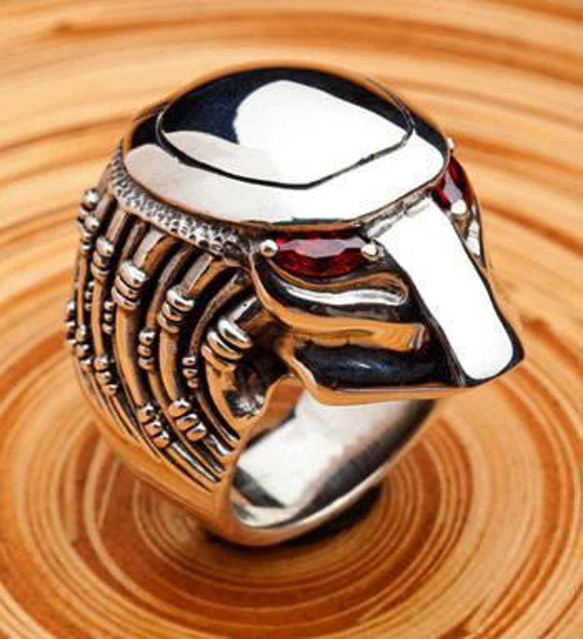 Predator Ring Gothic Ring Alien Ring Silver Devil Ring - Etsy