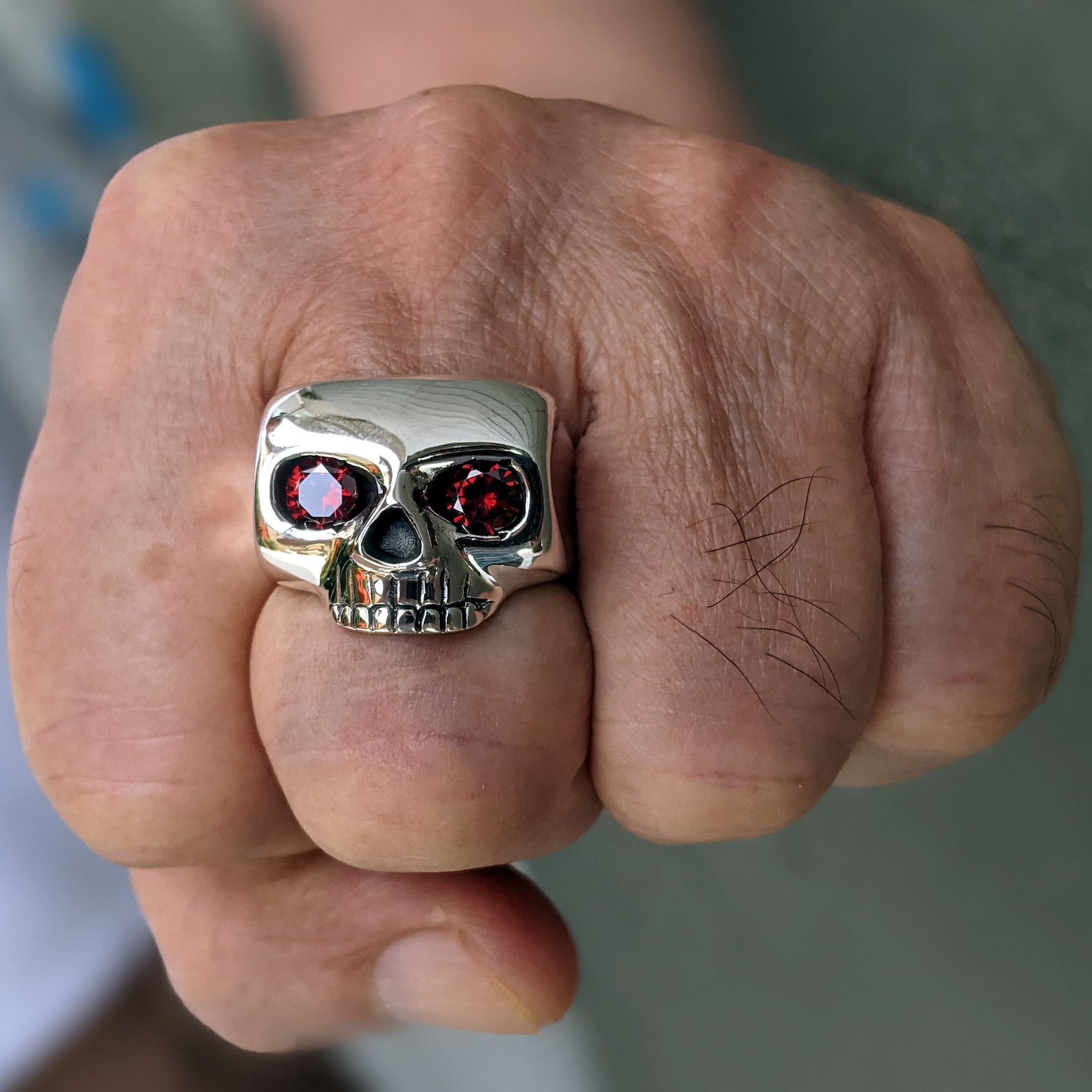 Johnny Depp Ring Skull Ring Sterling Silver Skull Jewelry by - Etsy