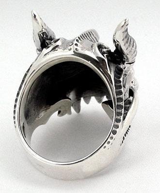 Bison Ring Horn Ring Bison Skull Ring Devil Ring Demon | Etsy