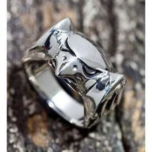 Sterling Silver Eagle Hawk Ring - Etsy