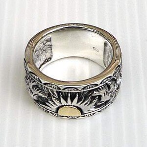 Silver Indian Ring 925 Sterling Silver Band Ring Men's - Etsy
