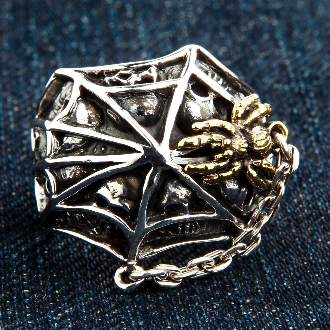 Spider Ring, Silver Goth Ring, Animal Ring, Sterling 925 Silver Ring by ...