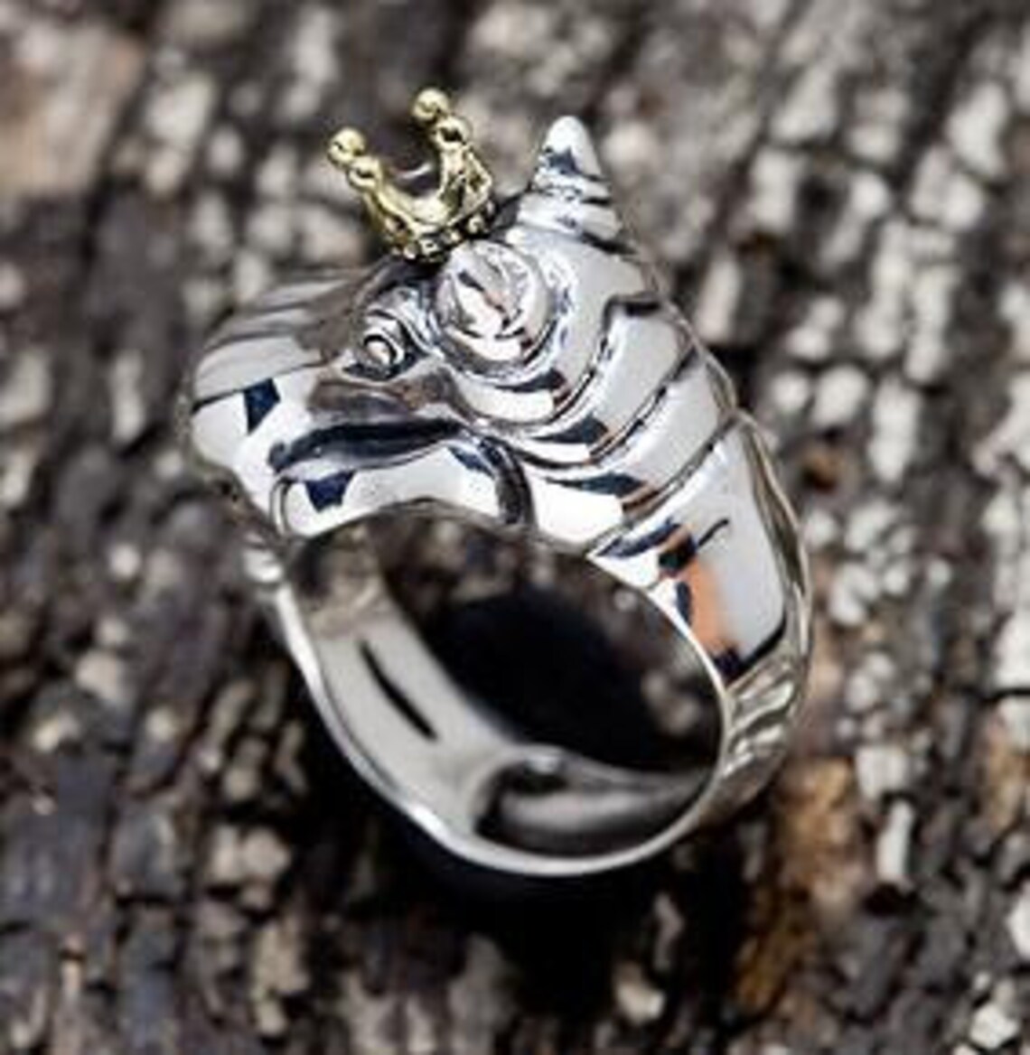 Hippopotamus Ring Hippo Ring Crown Ring Sterling Silver - Etsy