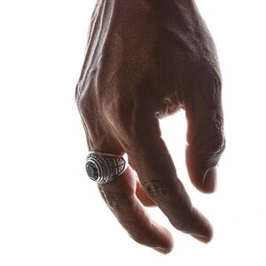 Union Jack Flag Ring, Sterling Silver Mystic Quartz Men's Ring, UK ...