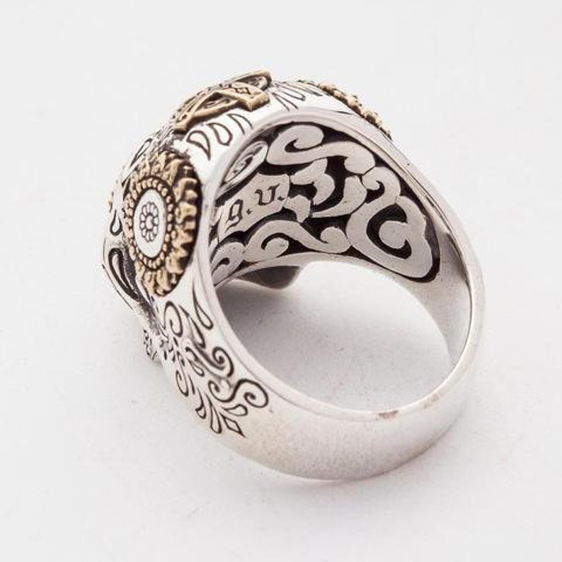 Sugar Skull Ring 925 Sterling Silver Mexican Skull Ring by | Etsy