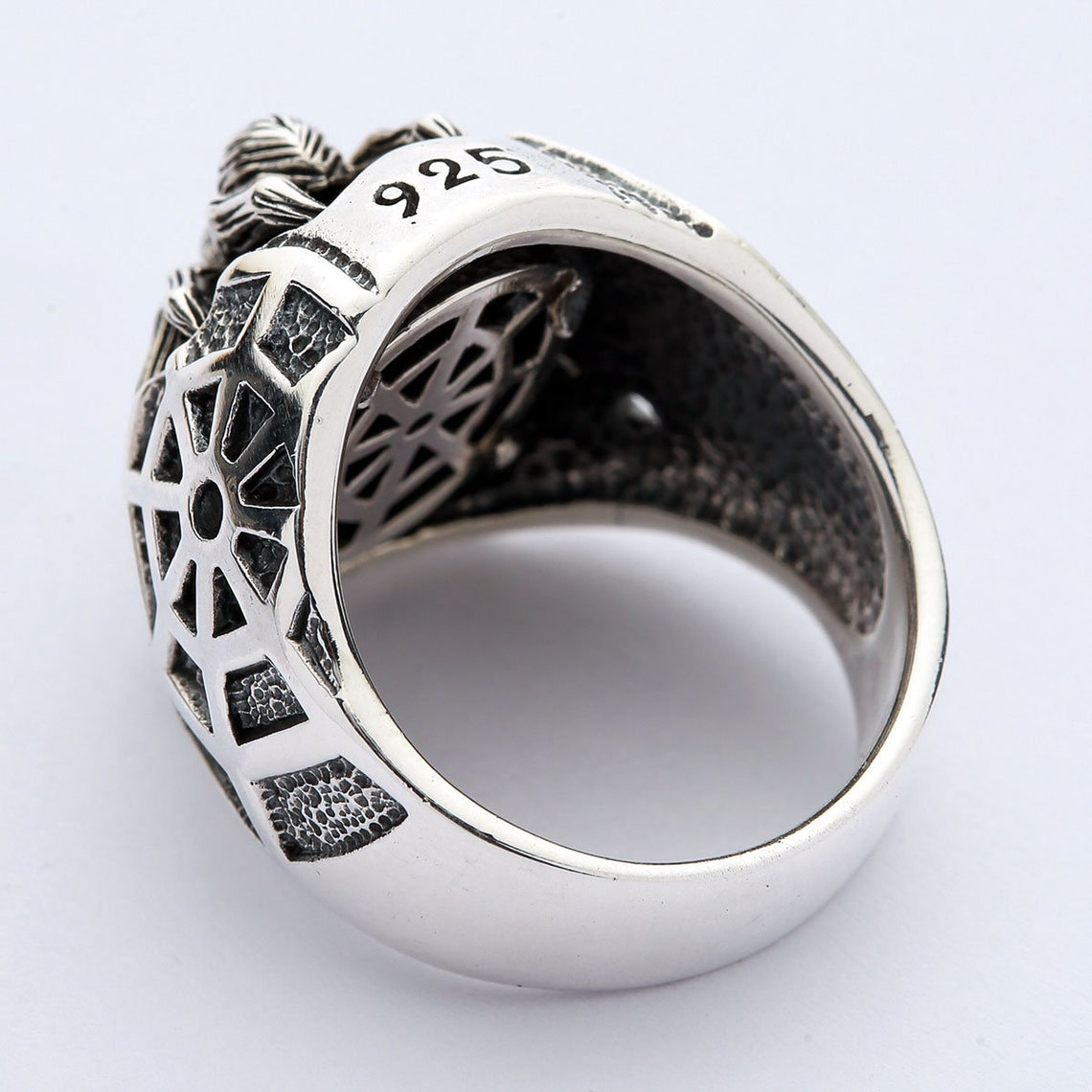Spider Ring Silver Gothic Ring Animal Ring 925 Sterling - Etsy