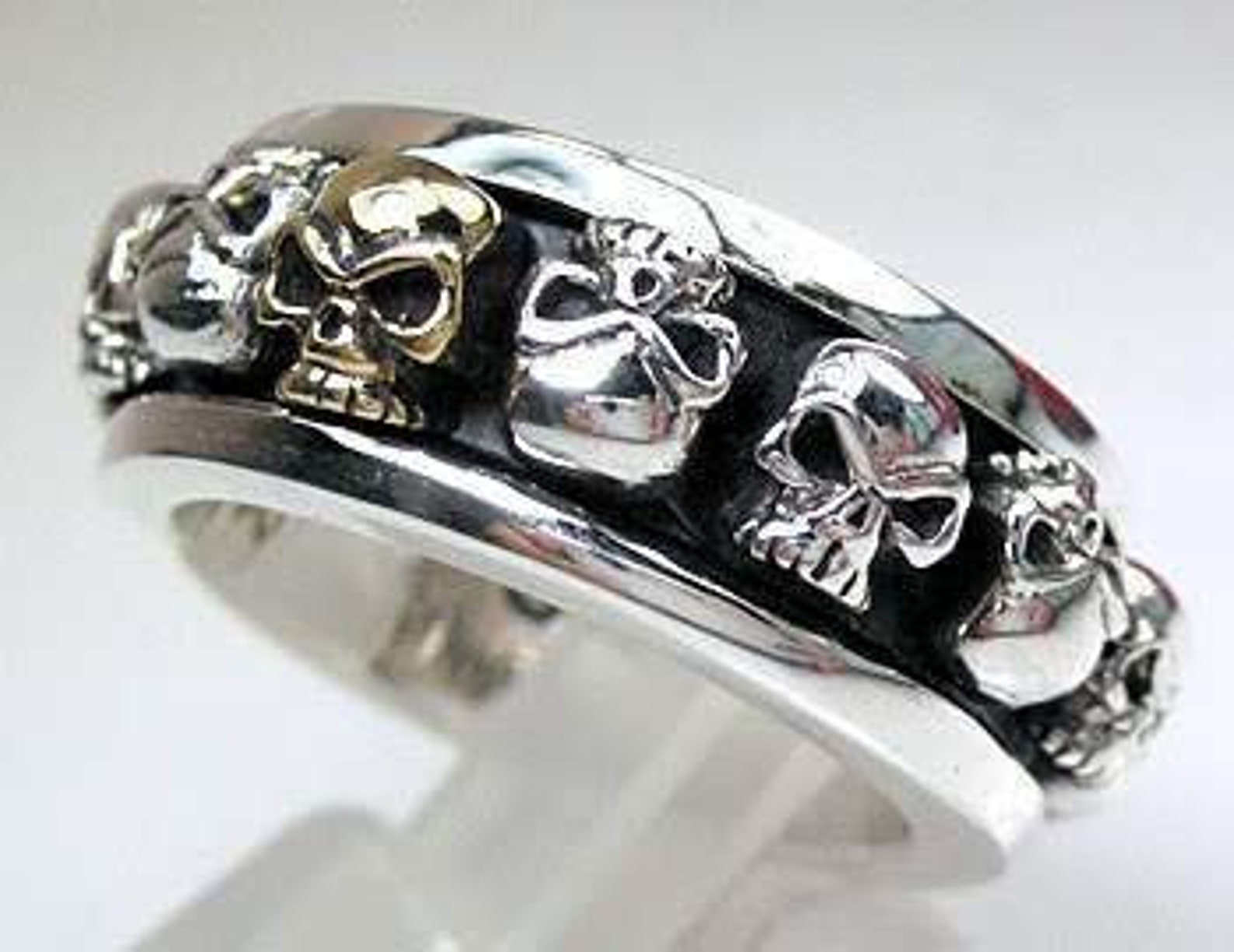 Men's Spinner Ring Sterling Silver Spin Ring Silver - Etsy