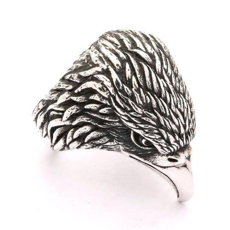 American Eagle Ring Harley Ring Hawk Ring Sterling Silver - Etsy