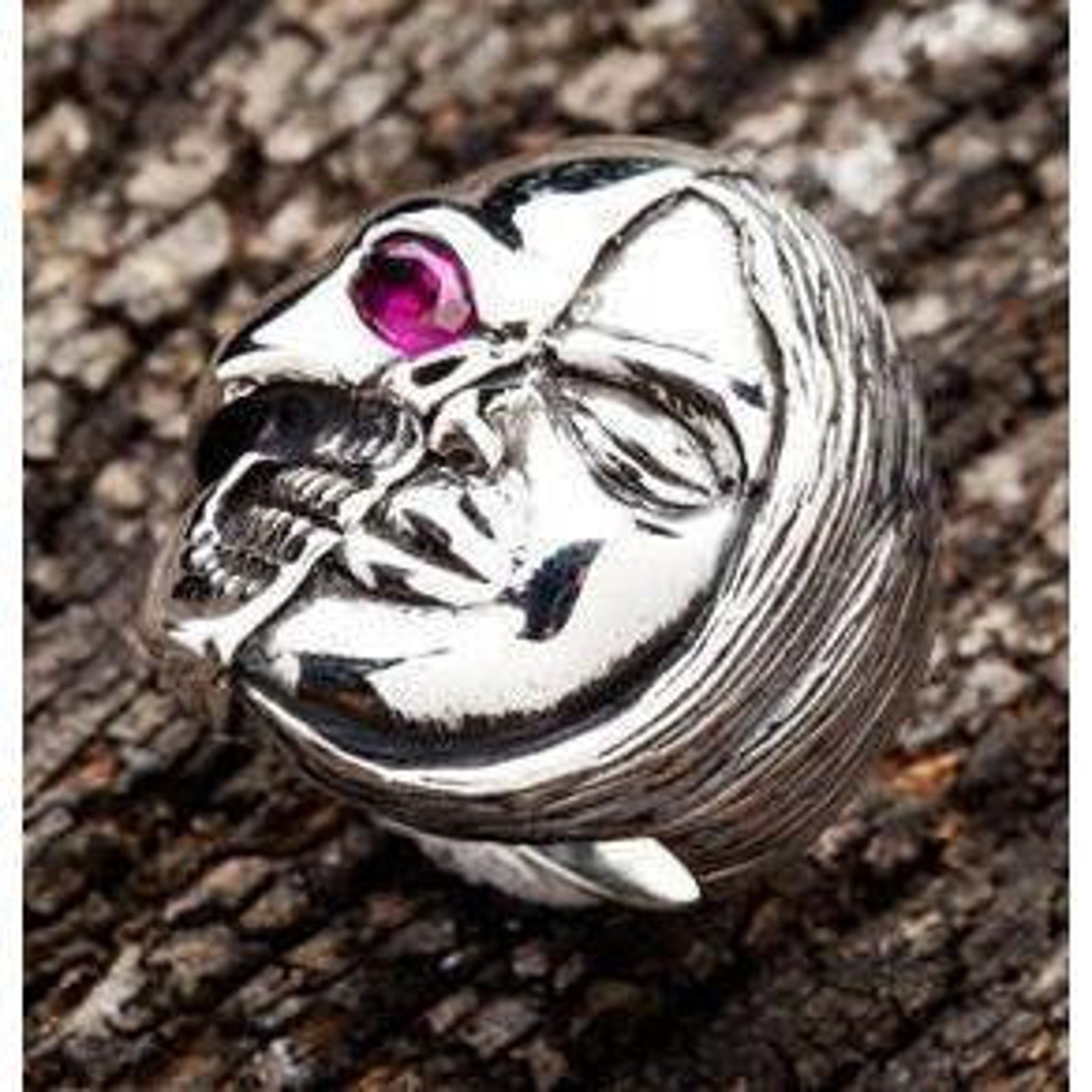 Two Face Skull Devil Ring - Etsy