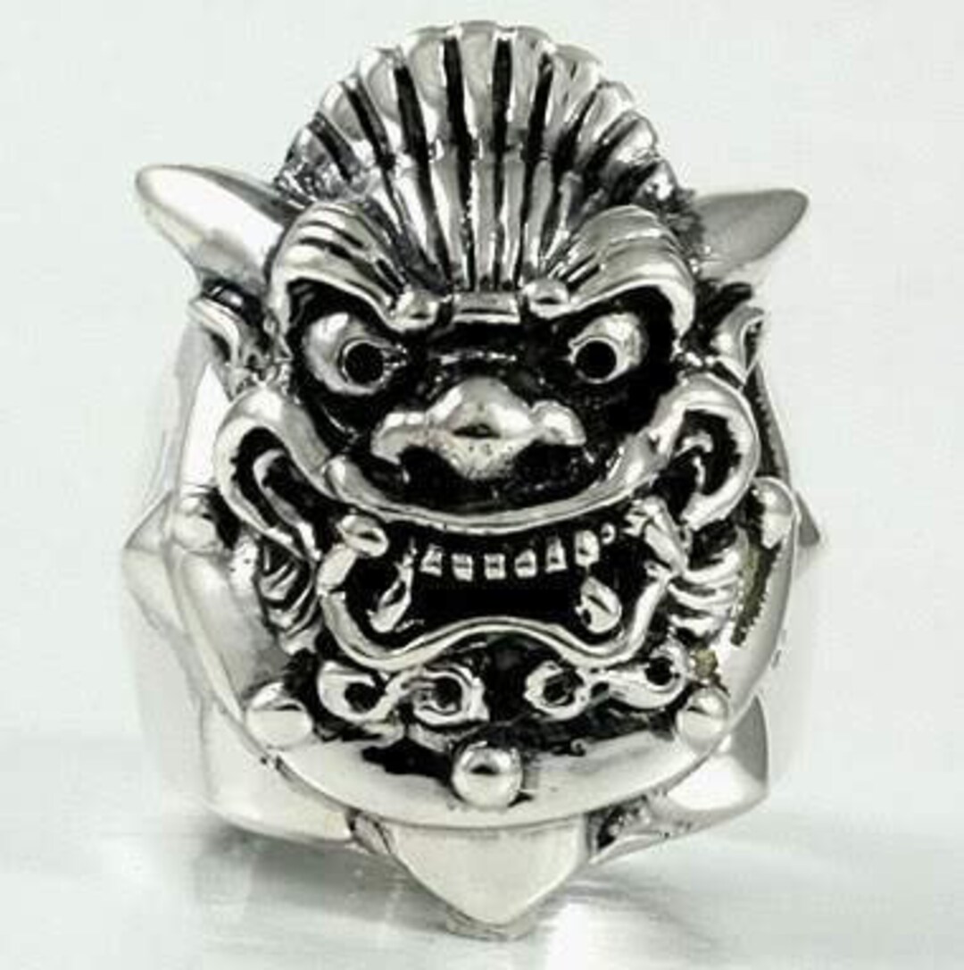Japanese Mask Ring Demon Ring Devil Ring Devil Mask Demon - Etsy