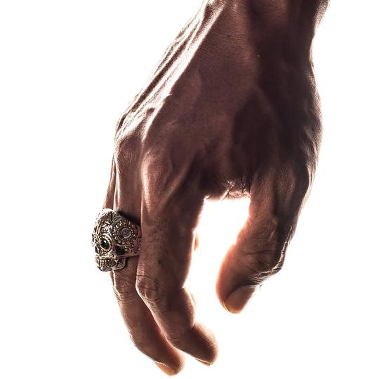 Sugar Skull Ring Skull Engagement Ring Skull Wedding Ring | Etsy