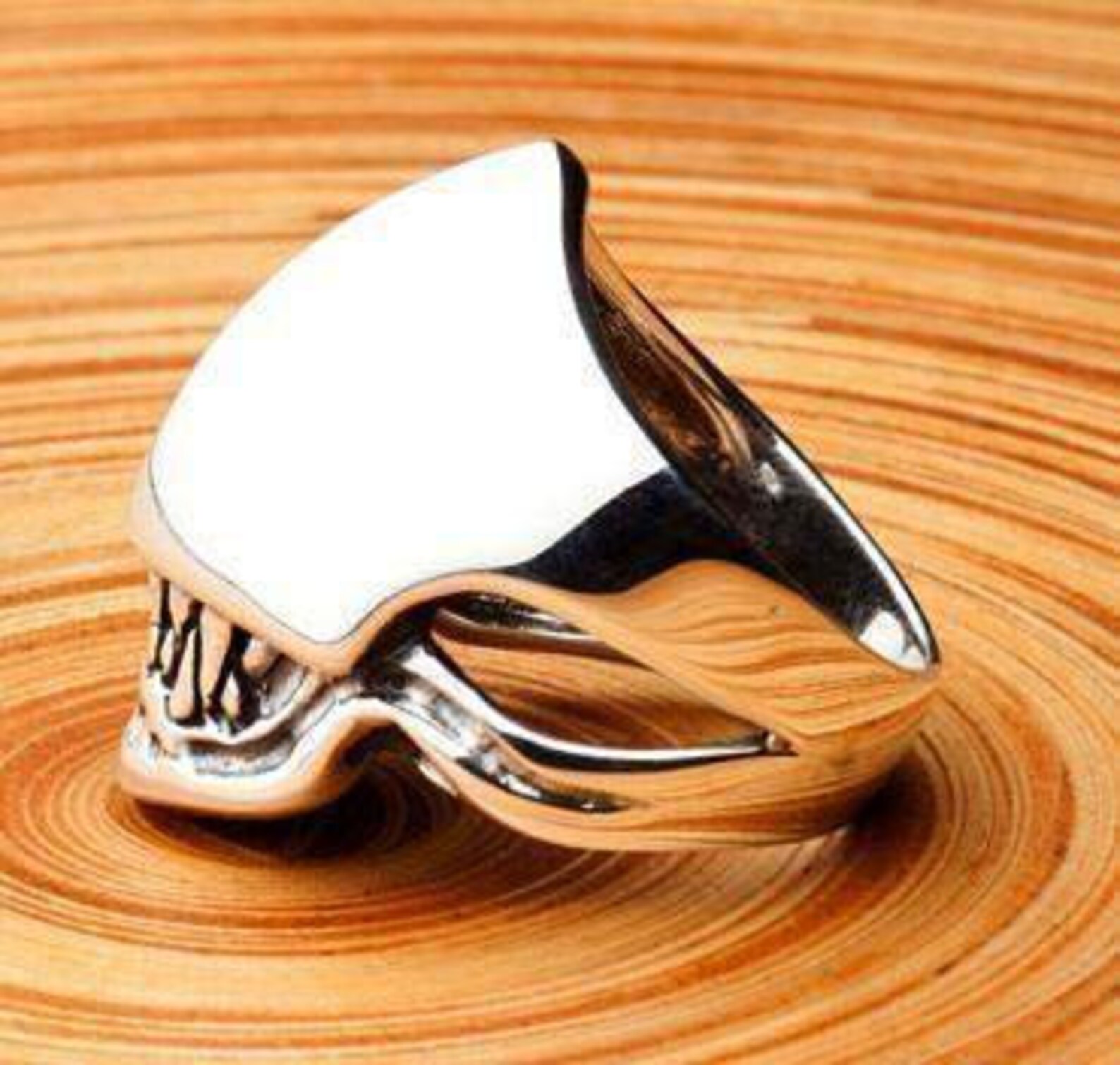 Alien Ring Silver Devil Ring Vampire Ring Silver Men's - Etsy