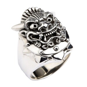 Japanese Mask Ring, Demon Ring, Devil Ring, Devil Mask, Demon Mask ...
