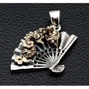 Japanese Dragon Fan Pendants - Etsy
