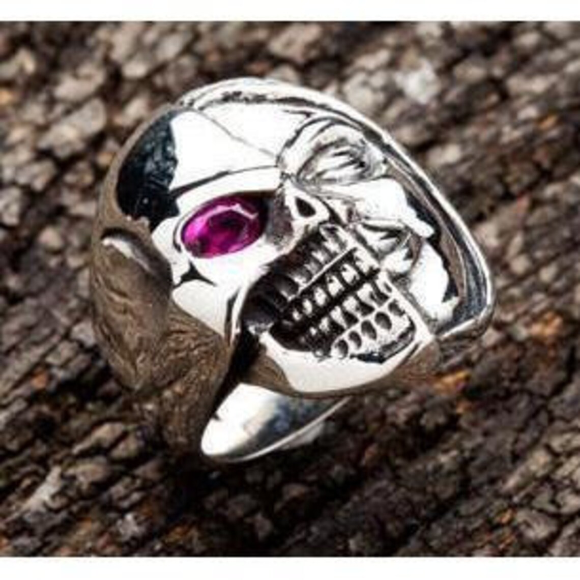 Two Face Skull Devil Ring - Etsy