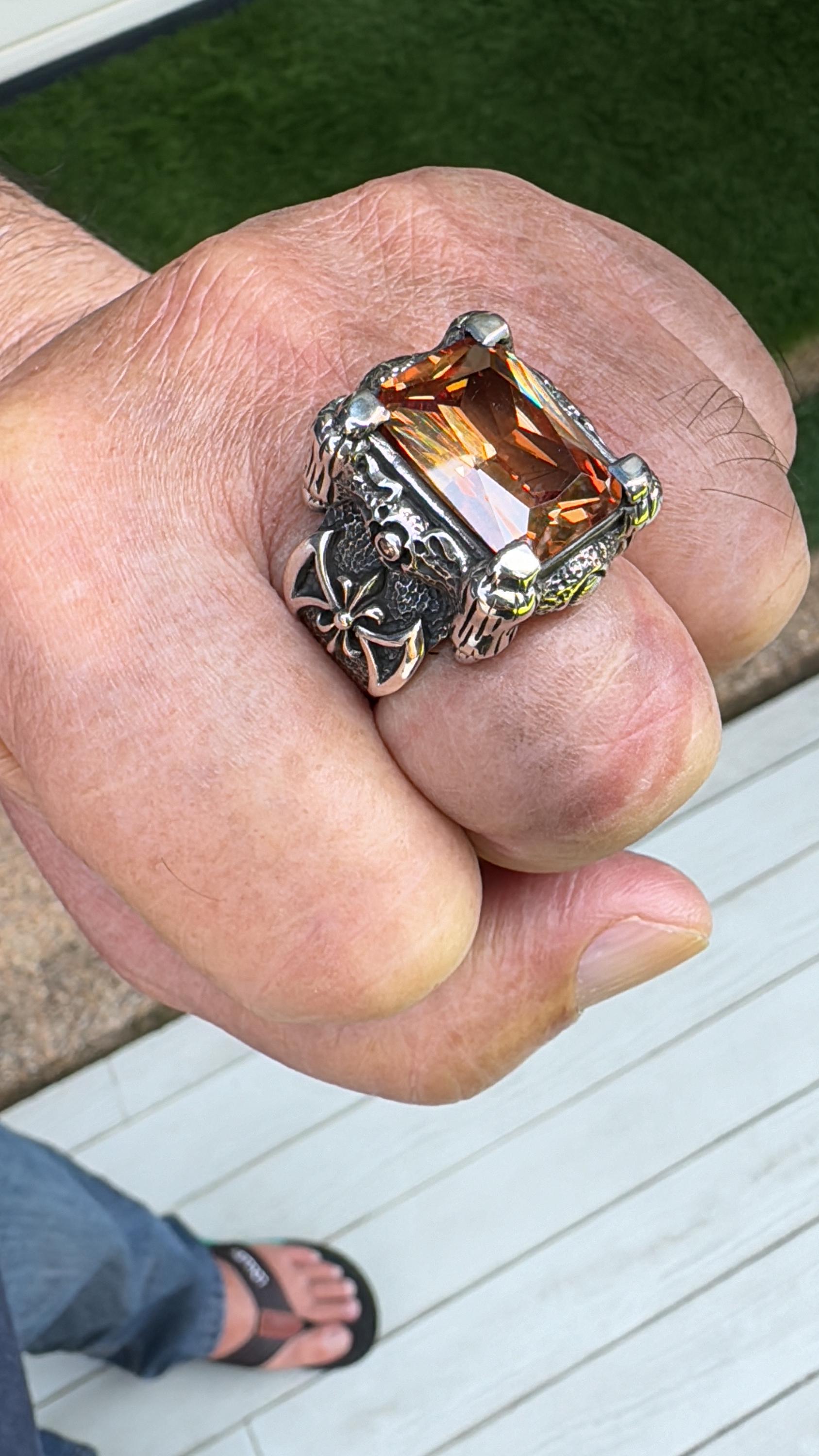 Men's imperial topaz ring store