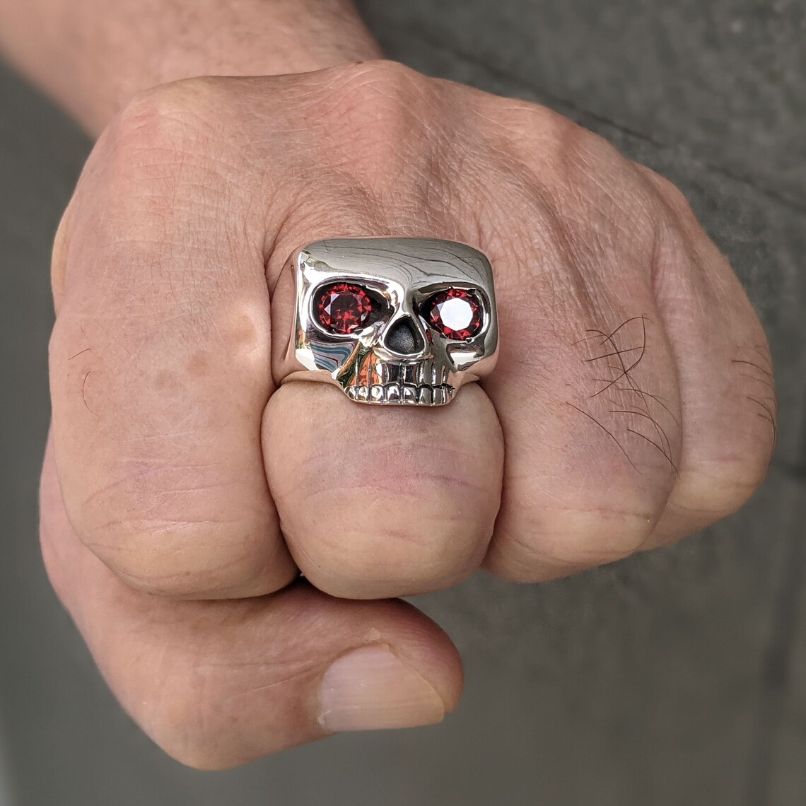Johnny Depp Ring Skull Ring Sterling Silver Skull Jewelry by | Etsy
