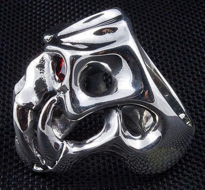 Red Eyes Devil Ring Fang Ring Gothic Ring Men's Ring | Etsy