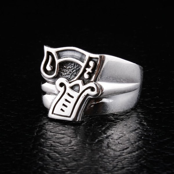 Biker Ring - Etsy