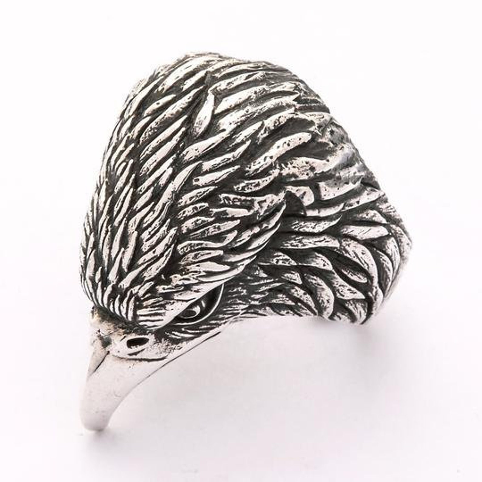 American Eagle Ring Harley Ring Hawk Ring Sterling Silver - Etsy