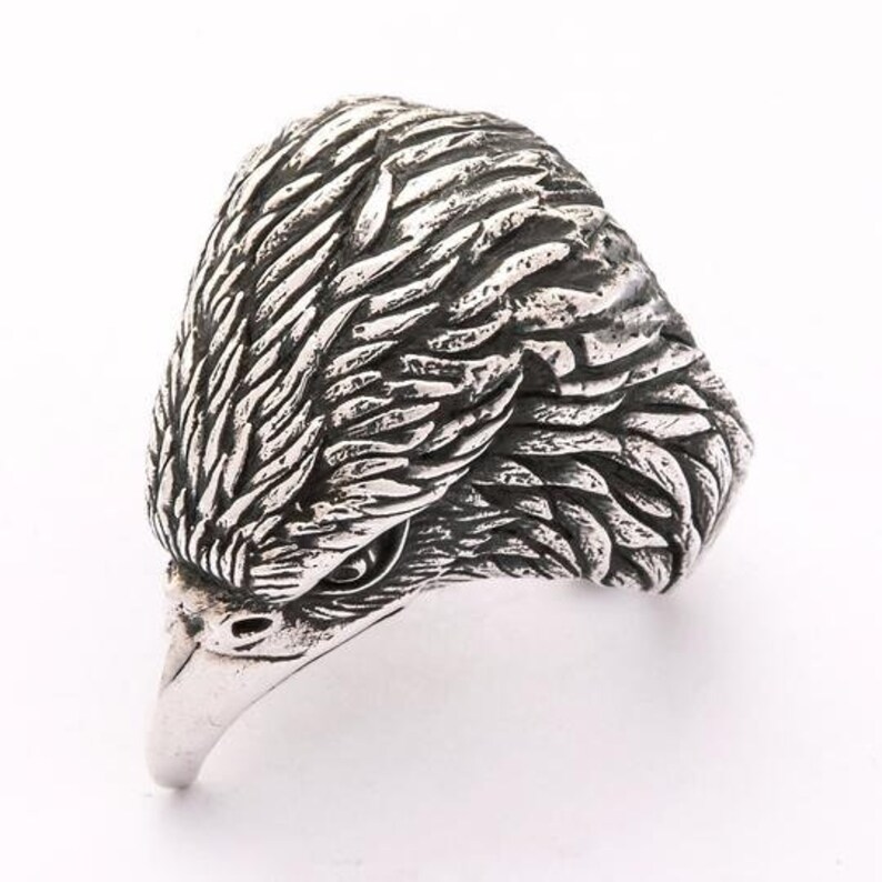 American Eagle Ring Harley Ring Hawk Ring Sterling Silver - Etsy
