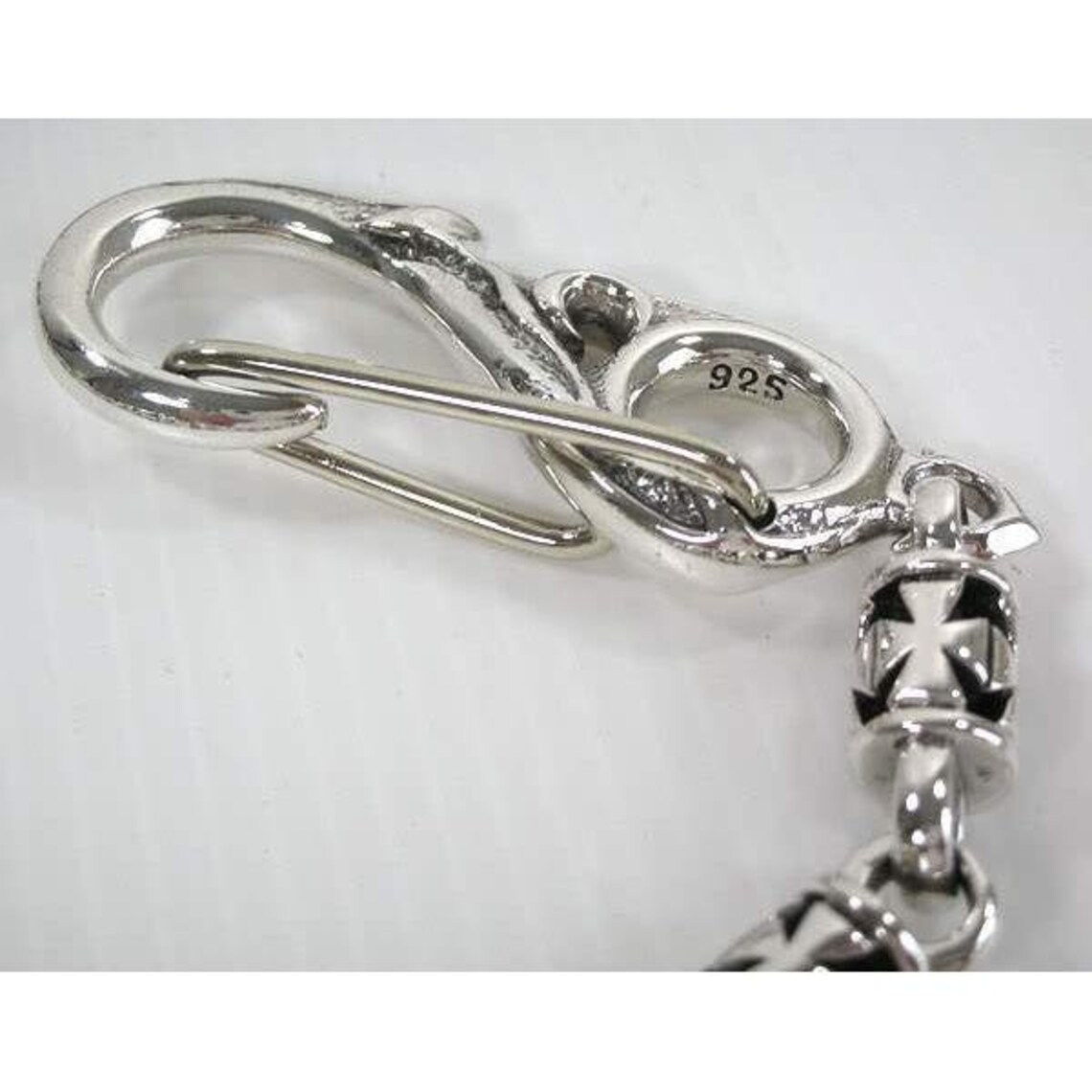 Wallet Chain Sterling Silver Wallet Chain Maltese Cross - Etsy