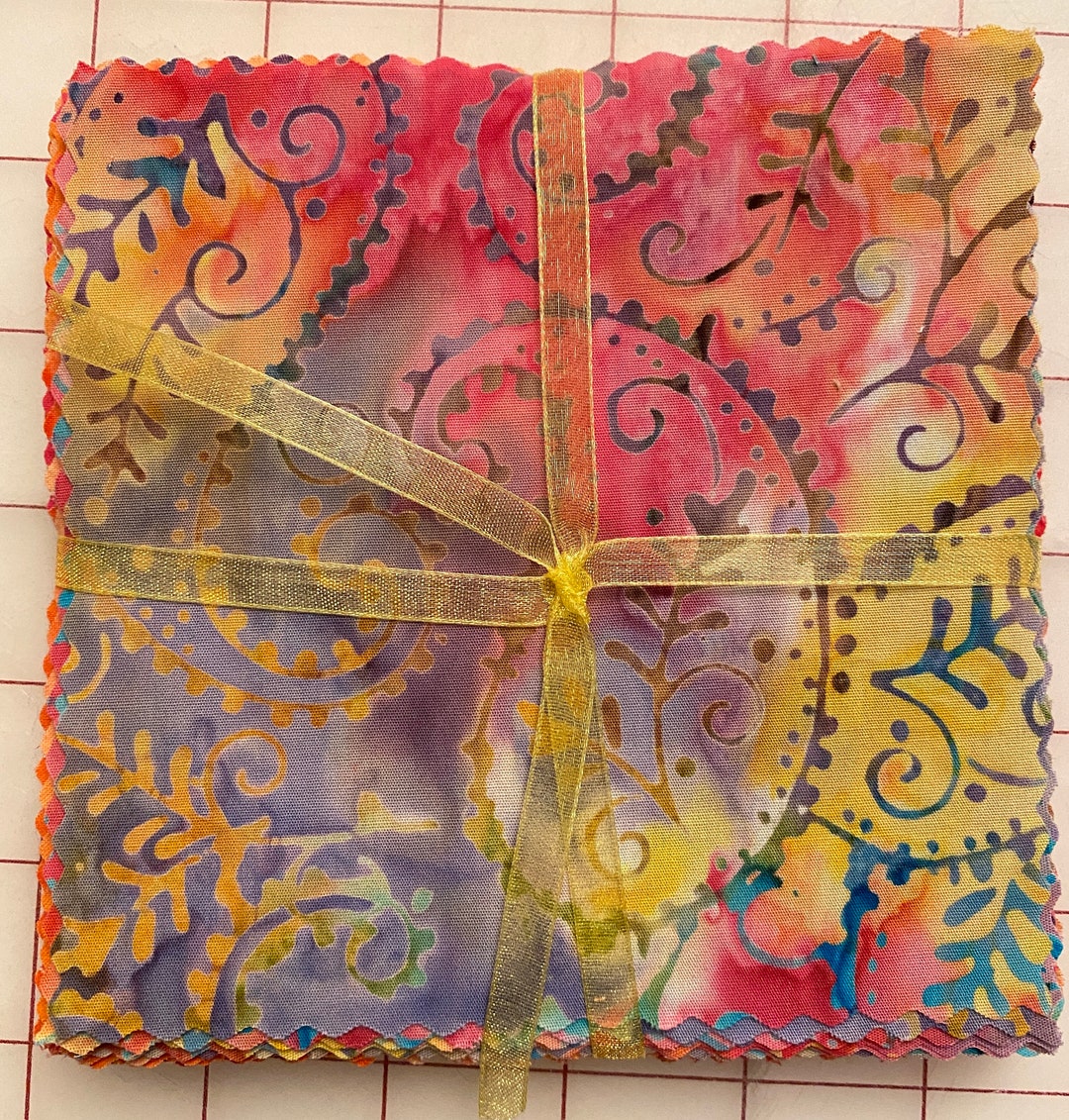 Batik Charm Packs for Quilters #O - Etsy
