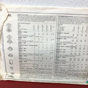 Mccalls 4342 Girls Costume Pattern Jumper Cheer Dress Skirt | Etsy