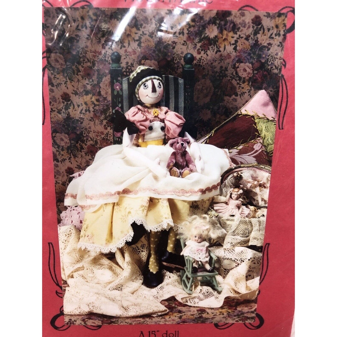 2000 Barbara Willis Designs Victoriannie 15" Cloth Doll Pattern - Etsy
