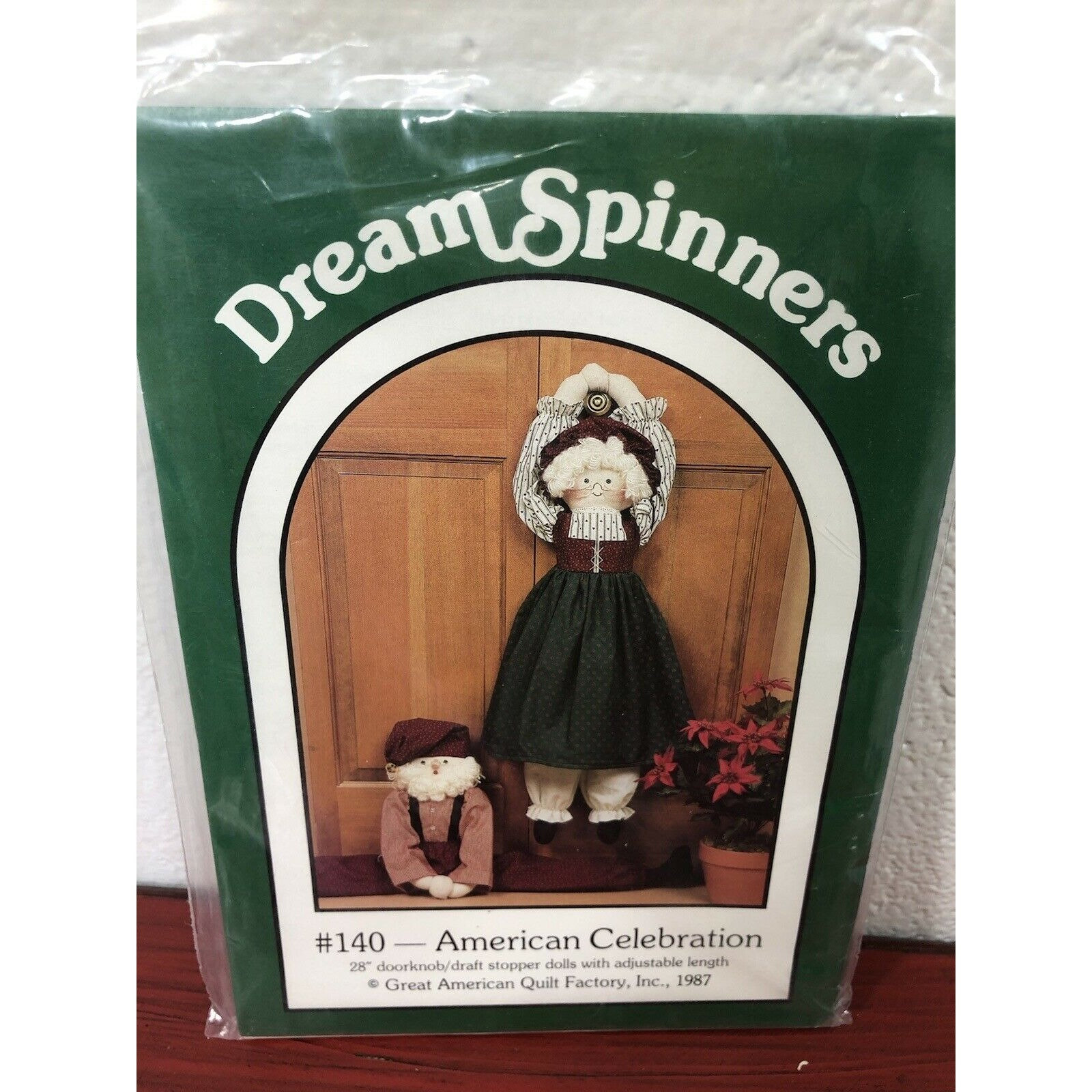 1987 Dream Spinners 140 American Celebration 28 Doorknob Draft Stopper ...