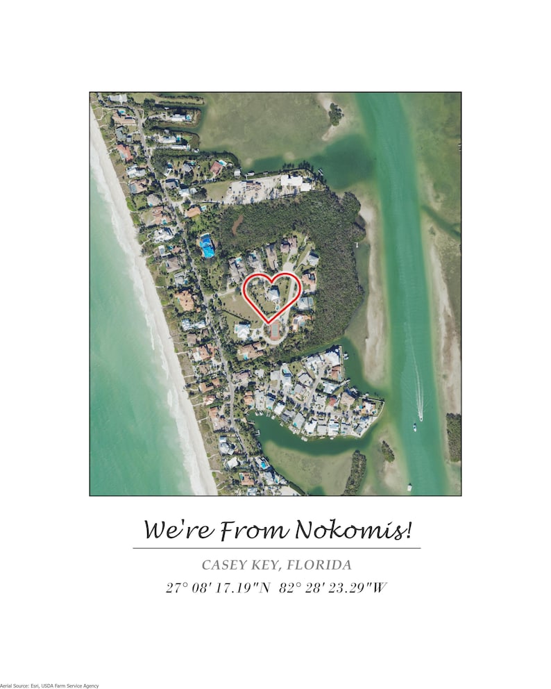 Custom Home Map Print, Personalized New Home Gift, First House Location ...
