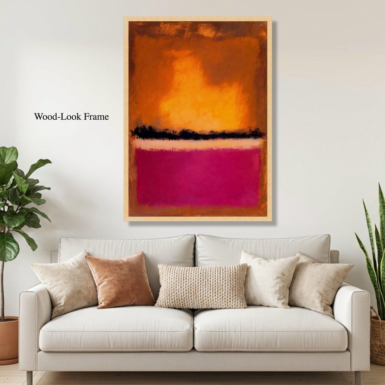 Mark Rothko – No.61 Rust and Blue (1953) Canvas Print | Abstract Color ...