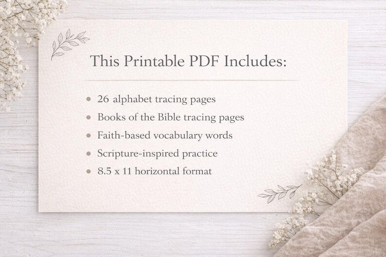 Christian Preschool Workbook | Bible Handwriting Practice (printable ...