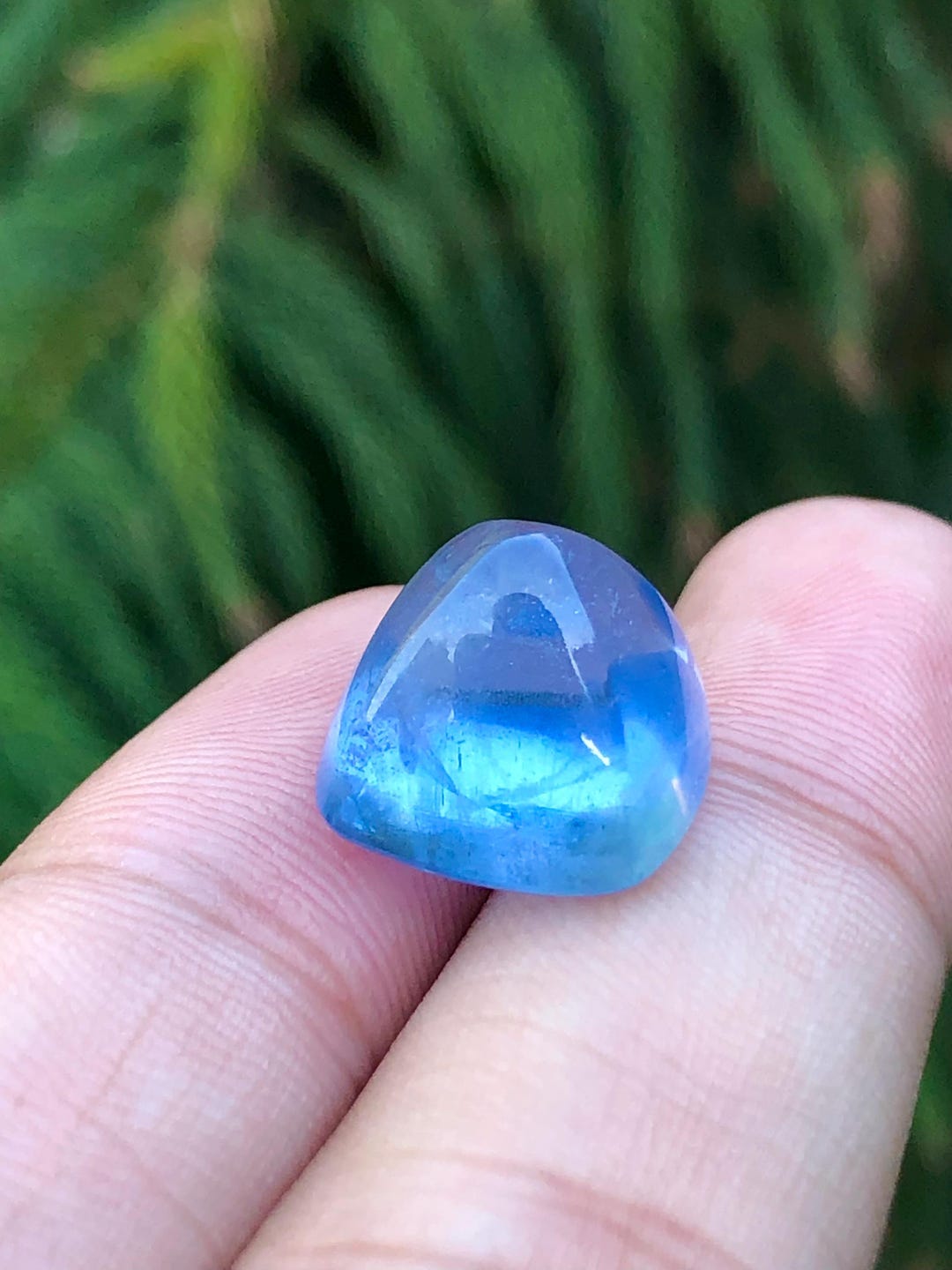 14.50ct Rare Natural Grandidierite | Designer Triangular Cabochon ...