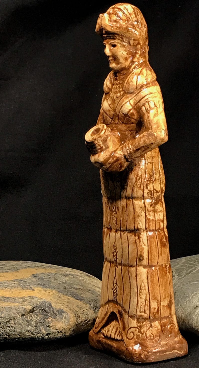 Goddess ISHTAR-INANNA Sumerian Temple Statue 1850BC - Etsy UK