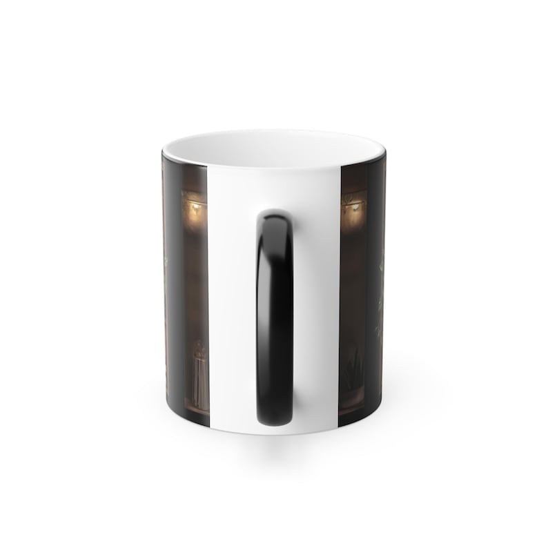 Dark Academia Color Changing Mug | Vintage Library Bookshelf, Subtle ...