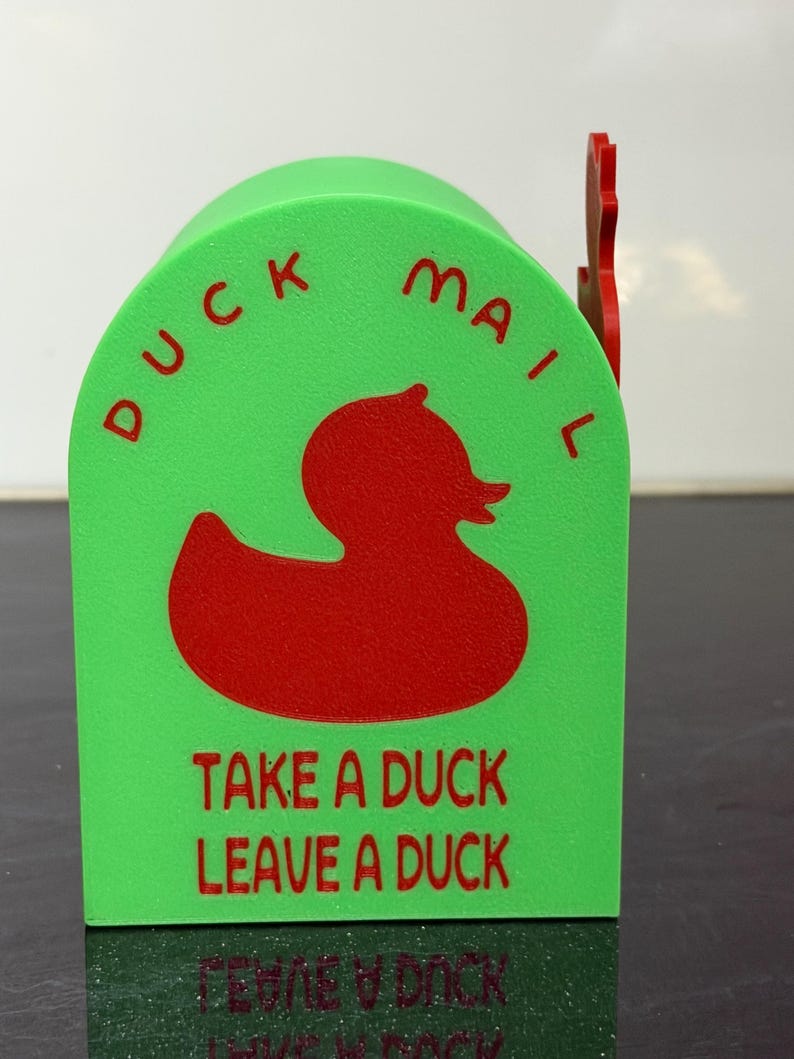 3D Printed Cruise Duck Exchange Mailbox, Custom Colors - Etsy Australia