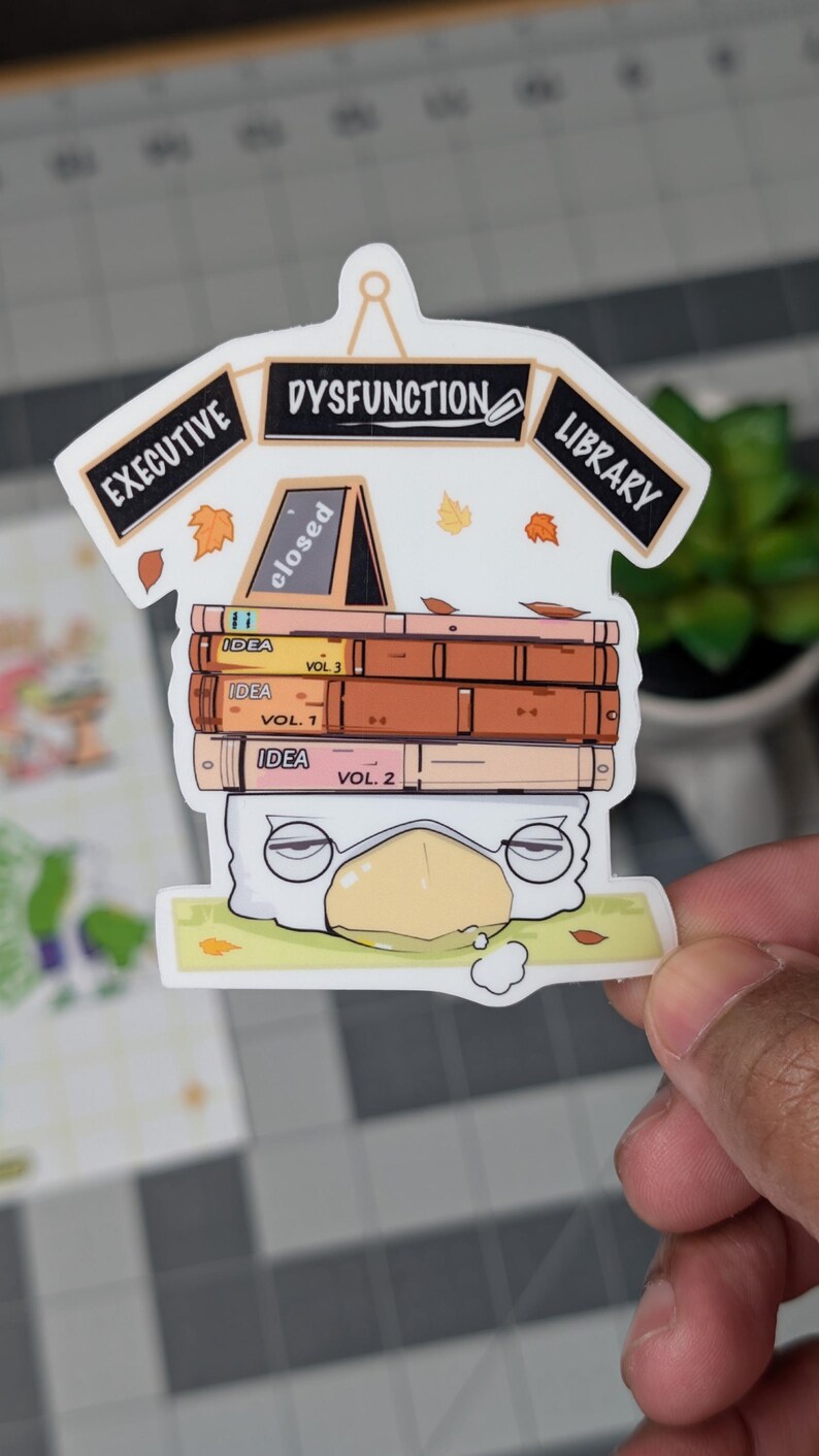 ADHD Unique Bird Characters Sticker Set, Relatable Art! - Etsy