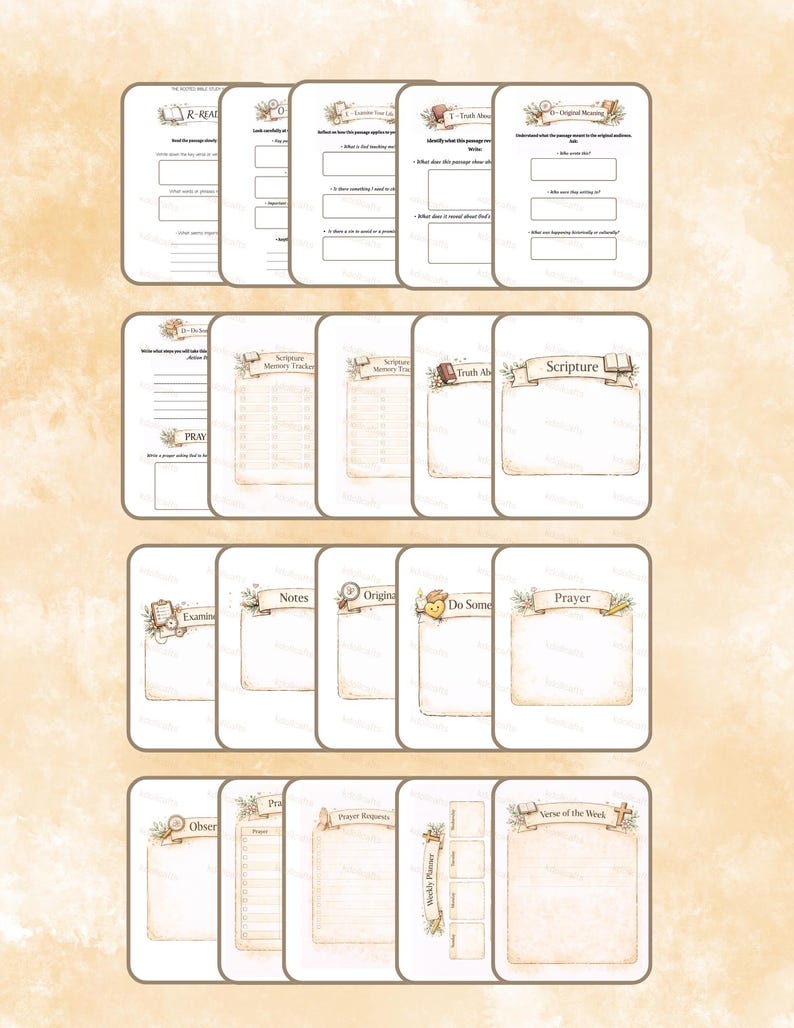 Rooted in Christ Bible Study Guide Printable | Christian Study ...