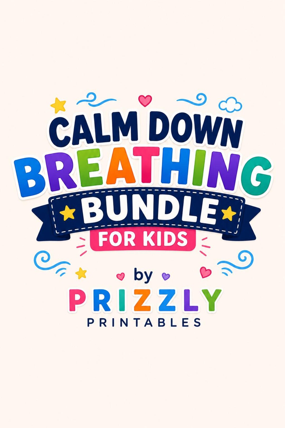 Kids Breathing Exercises Bundle | Calm Down Printables | Coping Skills ...