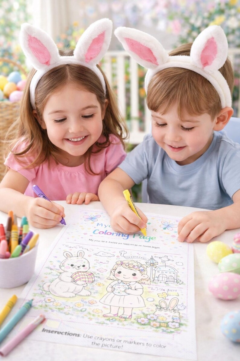Mini Easter Coloring Pack for Kids | Christian Easter Printable Pages ...