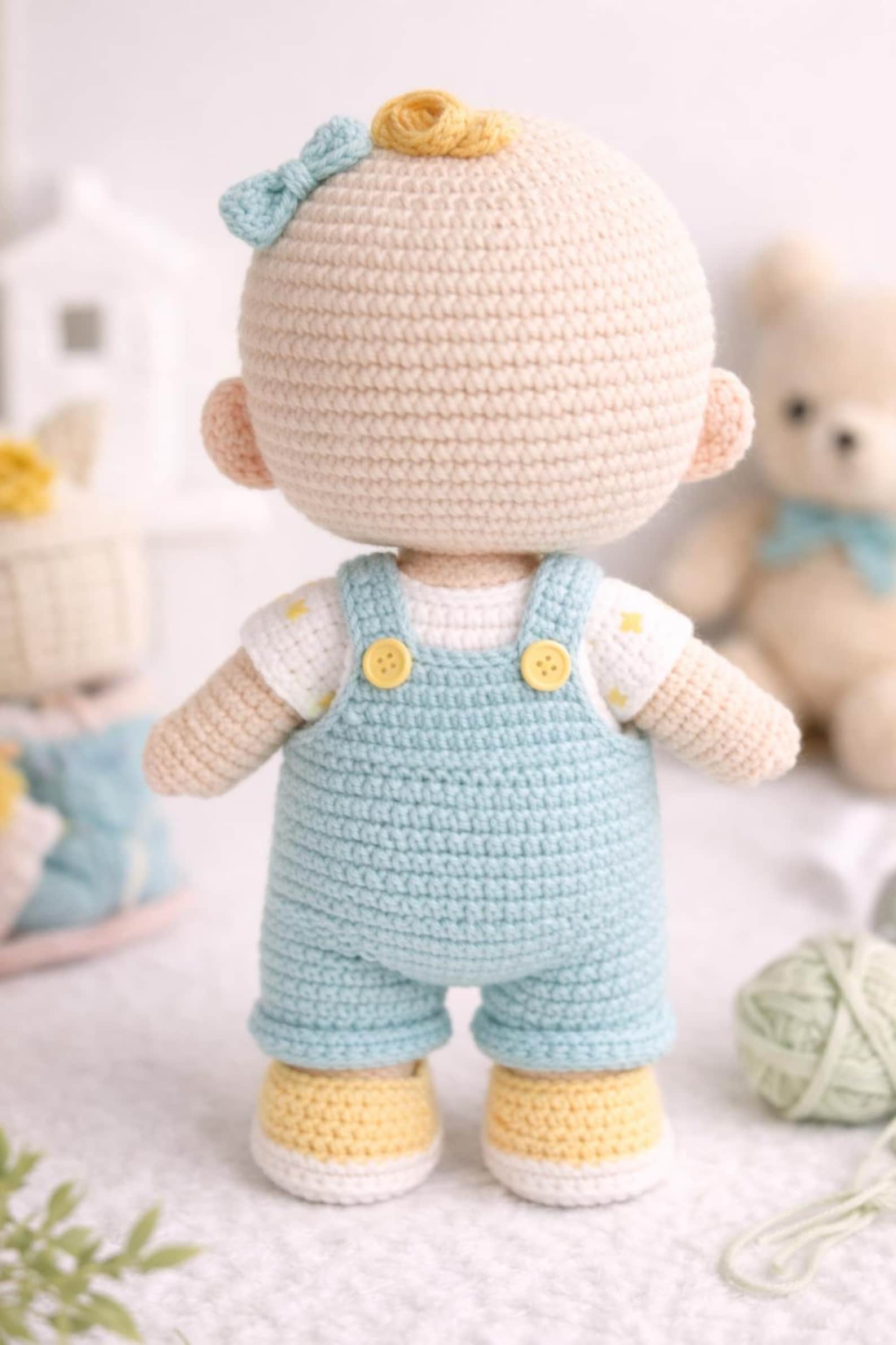 Amigurumi Baby Doll Crochet Pattern | Beginner Friendly (PDF Pattern ...