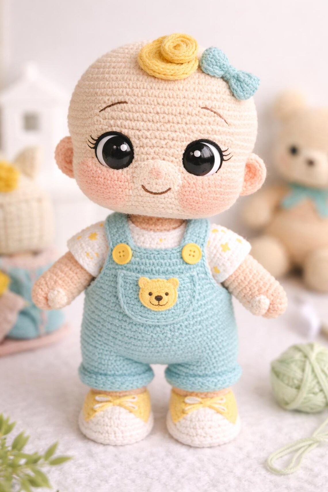 Amigurumi Baby Doll Crochet Pattern | Beginner Friendly (PDF Pattern ...